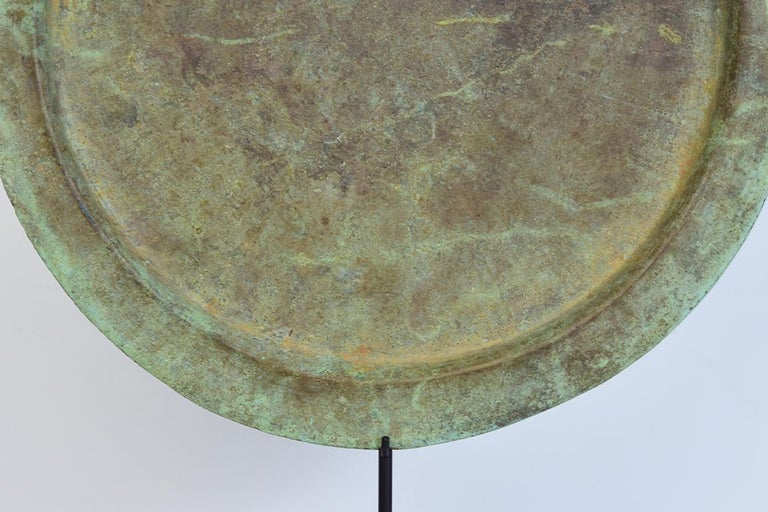 12th Century, Angkor Vat, Antique Khmer Bronze Tray with Beautiful ...