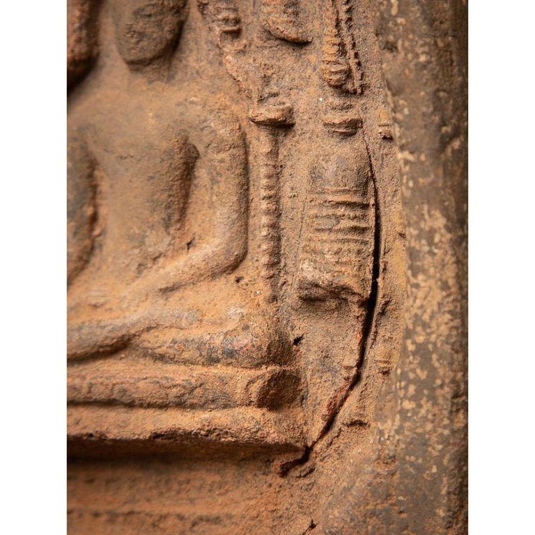 12th Century Pagan Votive Tablet from Burma For Sale at 1stDibs