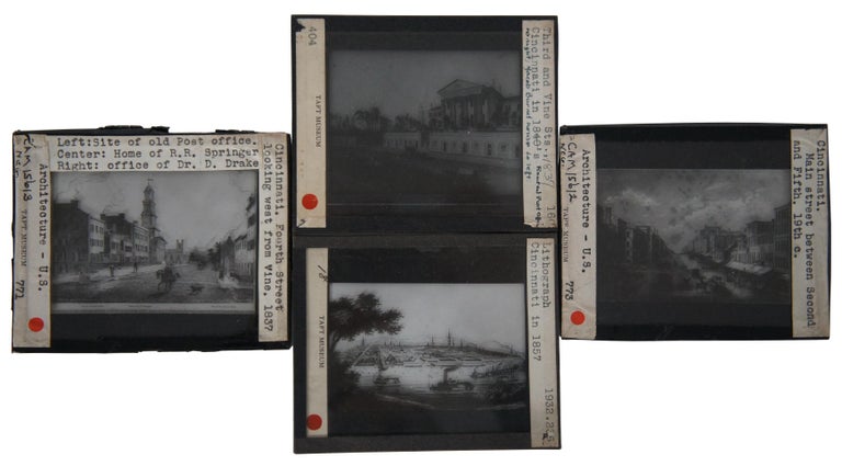 13 Antique Magic Lantern Glass Slides Taft Museum Artwork Architecture ...