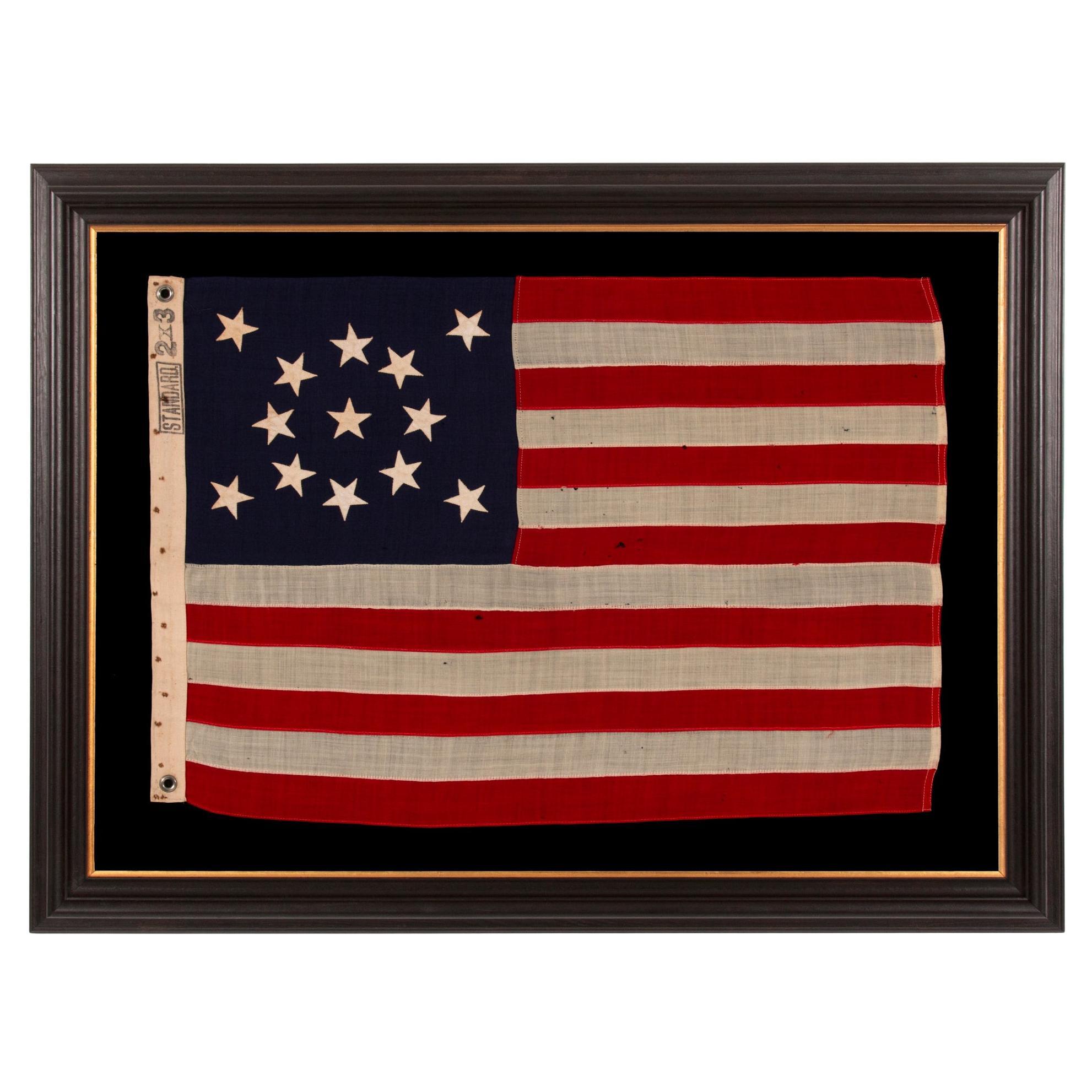 One Of the Earliest Flags in America: Authentic 15 Star US Navy Jack at ...