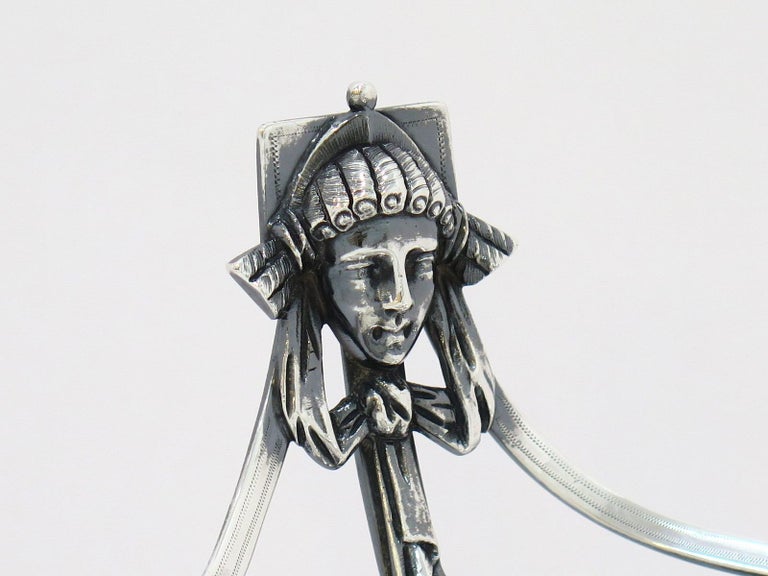 Sterling Silver Ford and Tupper Antique 1874 Greek Revival Footed ...