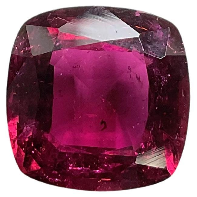 6.10 carats natural red rubellite tourmaline kite cut stone for jewelry ...