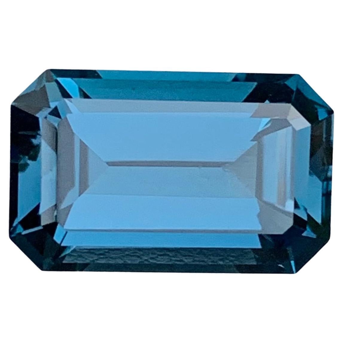 6.00 Carat Gorgeous Faceted London Blue Topaz Heart Shape Gemstone For ...