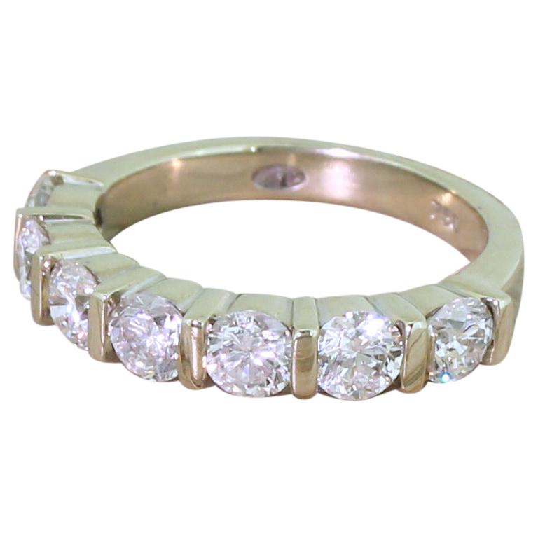 Mark Broumand 1.33 Carat Round Brilliant Cut Diamond Engagement Ring ...