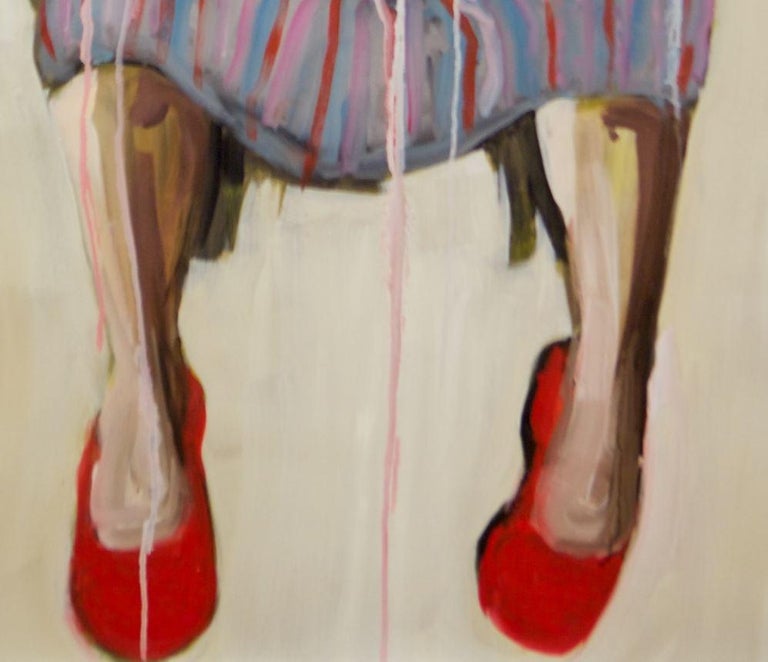 Sara Berman - Party Shoes - Contemporary Art, Oil Painting, 21st ...