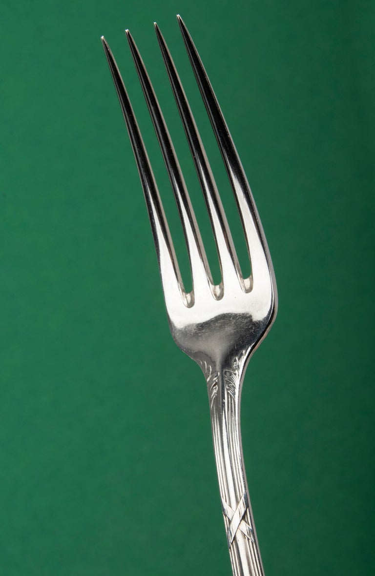 136-Piece Set of Silver Plated Flatware in Canteen made by Wellner For ...