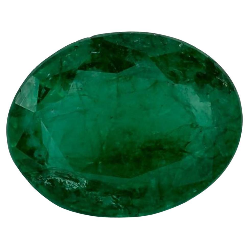 5.79 Carat Emerald Oval Loose Gemstone For Sale at 1stDibs