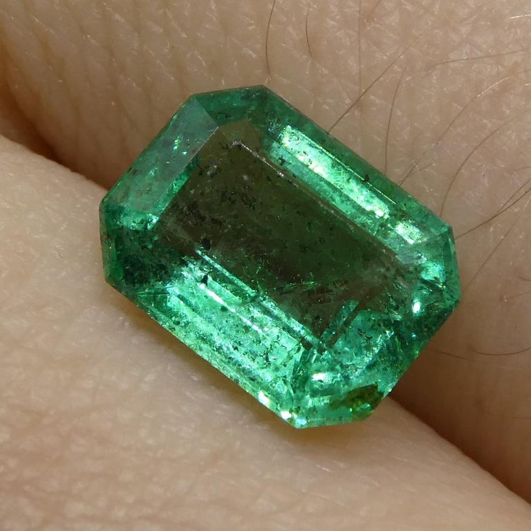 1.37ct Emerald Cut Emerald For Sale at 1stDibs