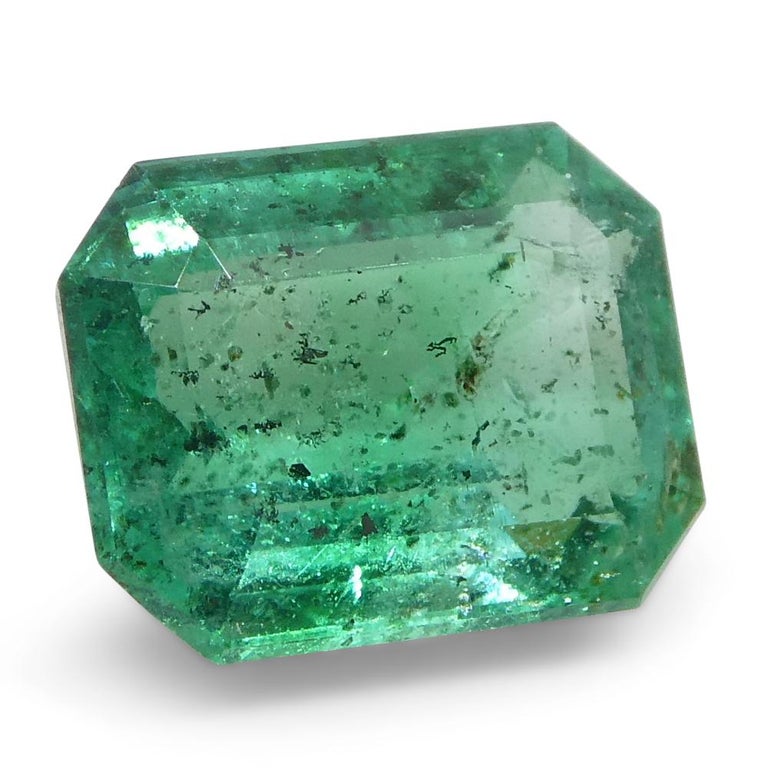 1.37ct Emerald Cut Emerald For Sale at 1stDibs