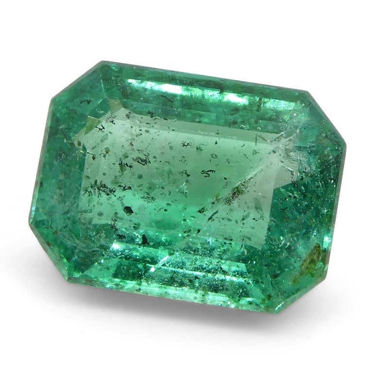 1.37ct Emerald Cut Emerald For Sale at 1stDibs