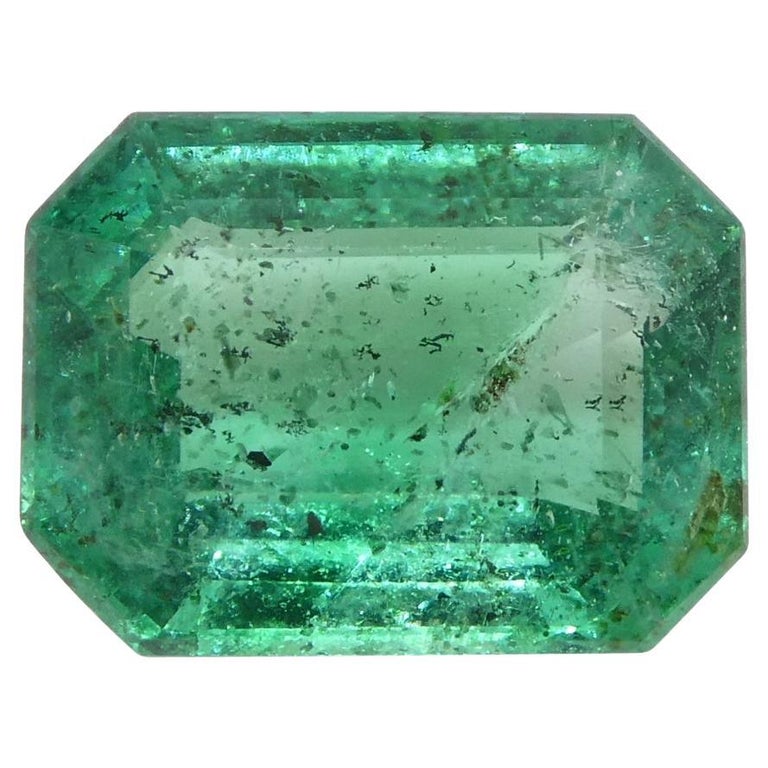 1.37ct Emerald Cut Emerald For Sale at 1stDibs