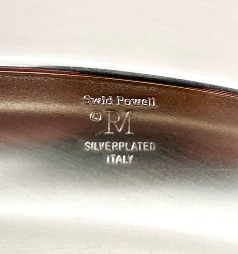 Richard Meier Silverplated Tray for Swid Powell For Sale at 1stDibs