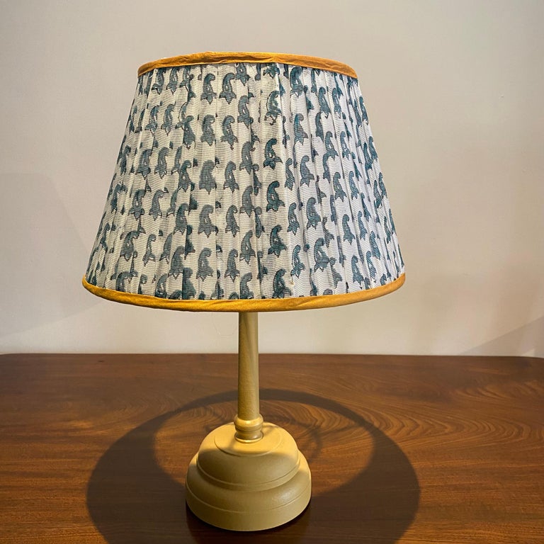 14” Indian Sari Lampshade with Duplex Fitting For Sale at 1stDibs