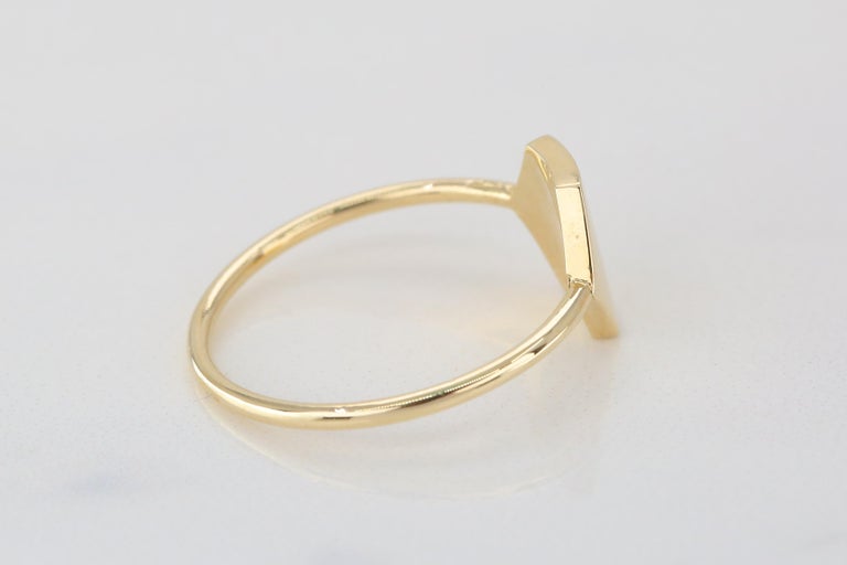 Customizable 14 K Gold Hexagon Ring, Beehive Ring , Hive Ring, Bee ...