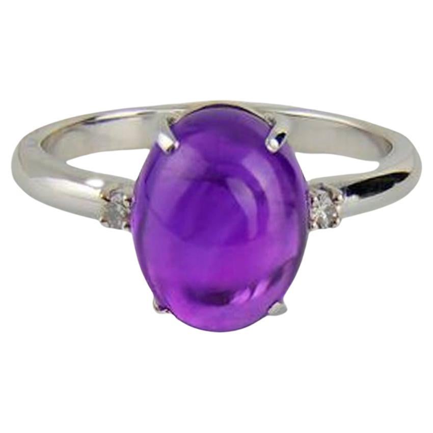 Amethyst Flower Ring at 1stDibs