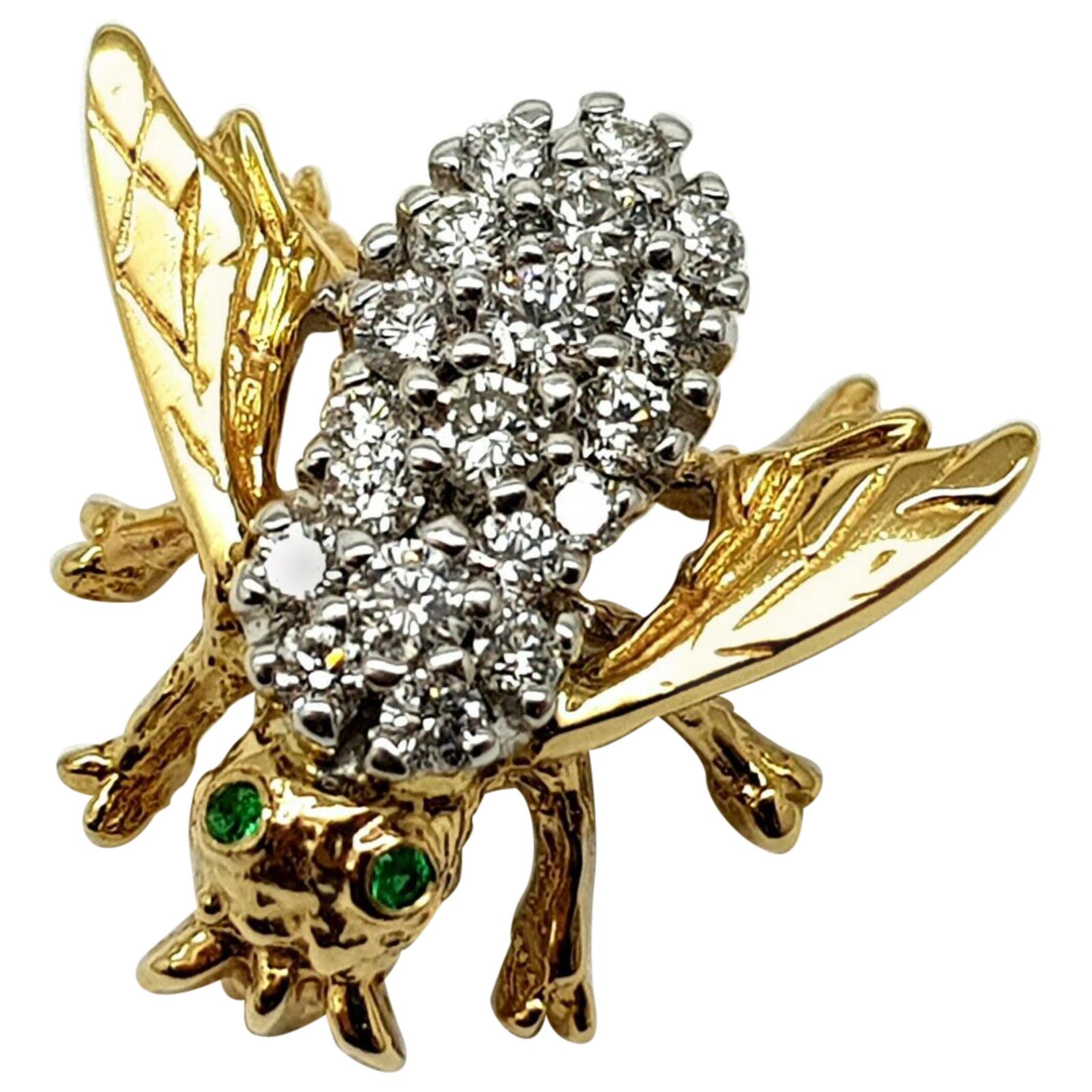 Diamond Bee Brooch For Sale at 1stDibs | bentley and skinner brooch