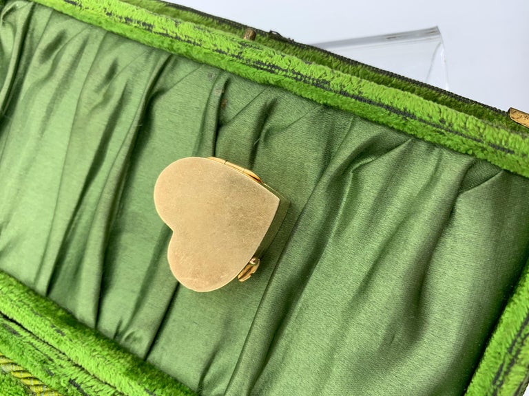 14 Karat Gold Heart Box Jewelry Dresser Pill Patch Ring Box For Sale at ...