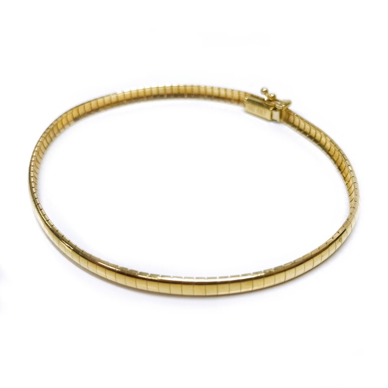 Yellow Gold Omega Bracelet For Sale at 1stDibs