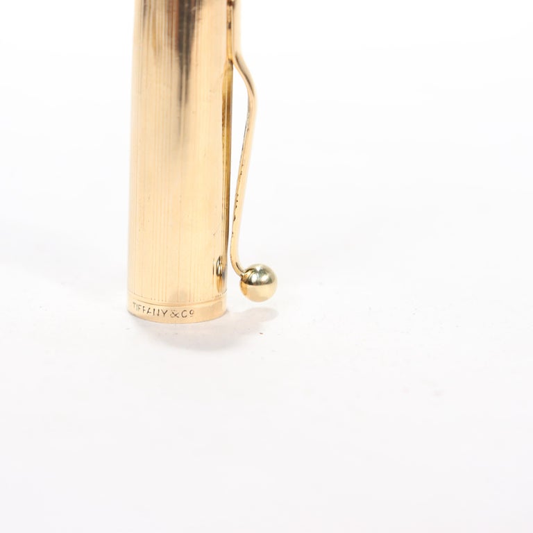 14 Karat Gold Tiffany and Co. Fountain Pen with Original Box at 1stDibs