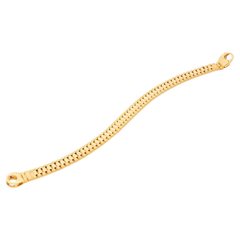 14 Karat Italian Gold Bracelet For Sale at 1stDibs