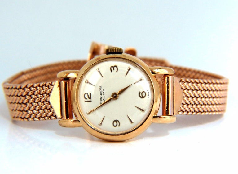 14 Karat IWC Ladies Gold Watch 14 Karat Vintage at 1stDibs | iwc women ...