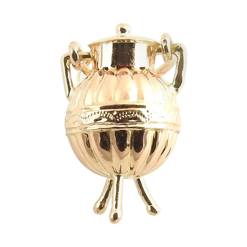14 Karat Rose Gold Urn Charm For Sale at 1stDibs