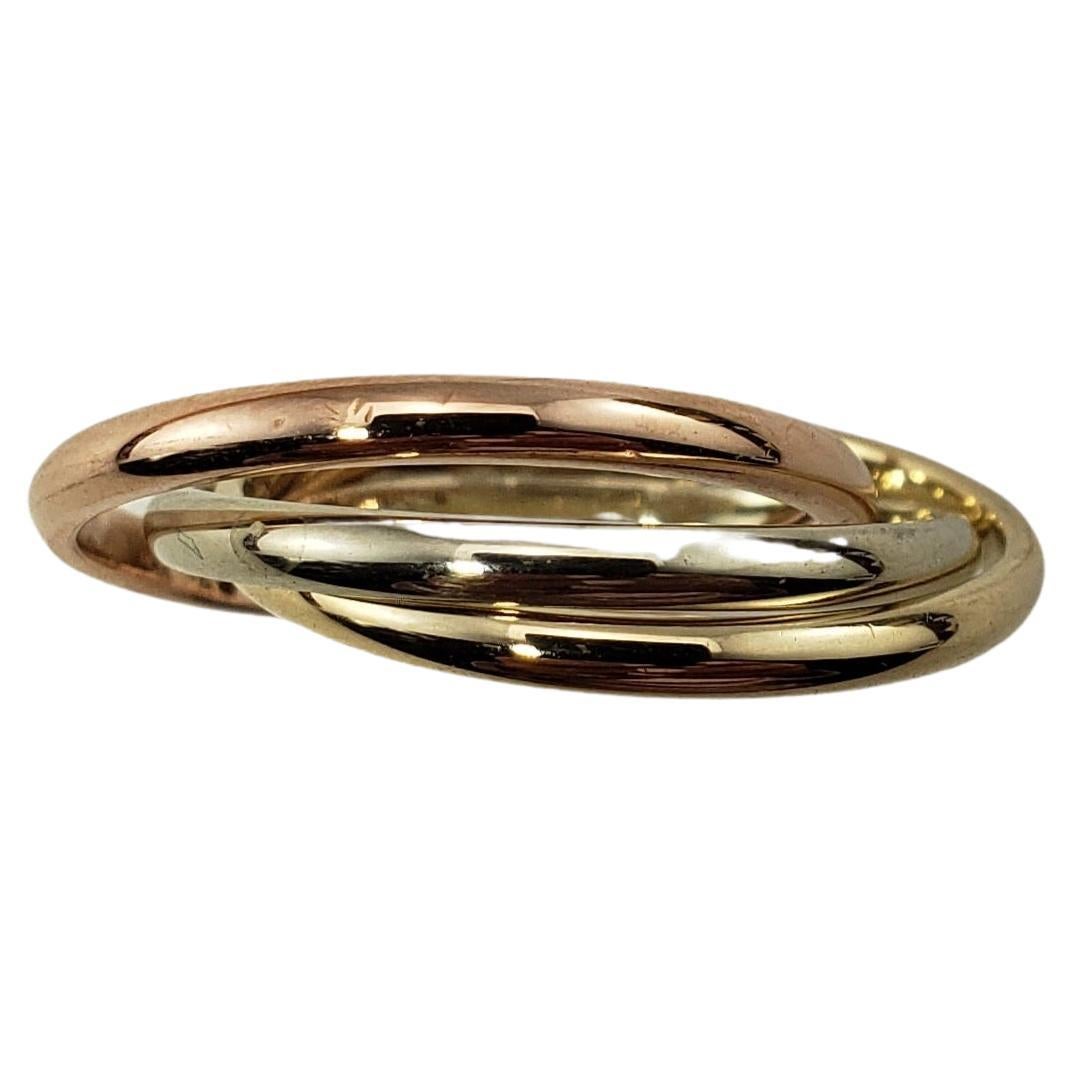 18 Karat Tricolor Gold Ring at 1stDibs