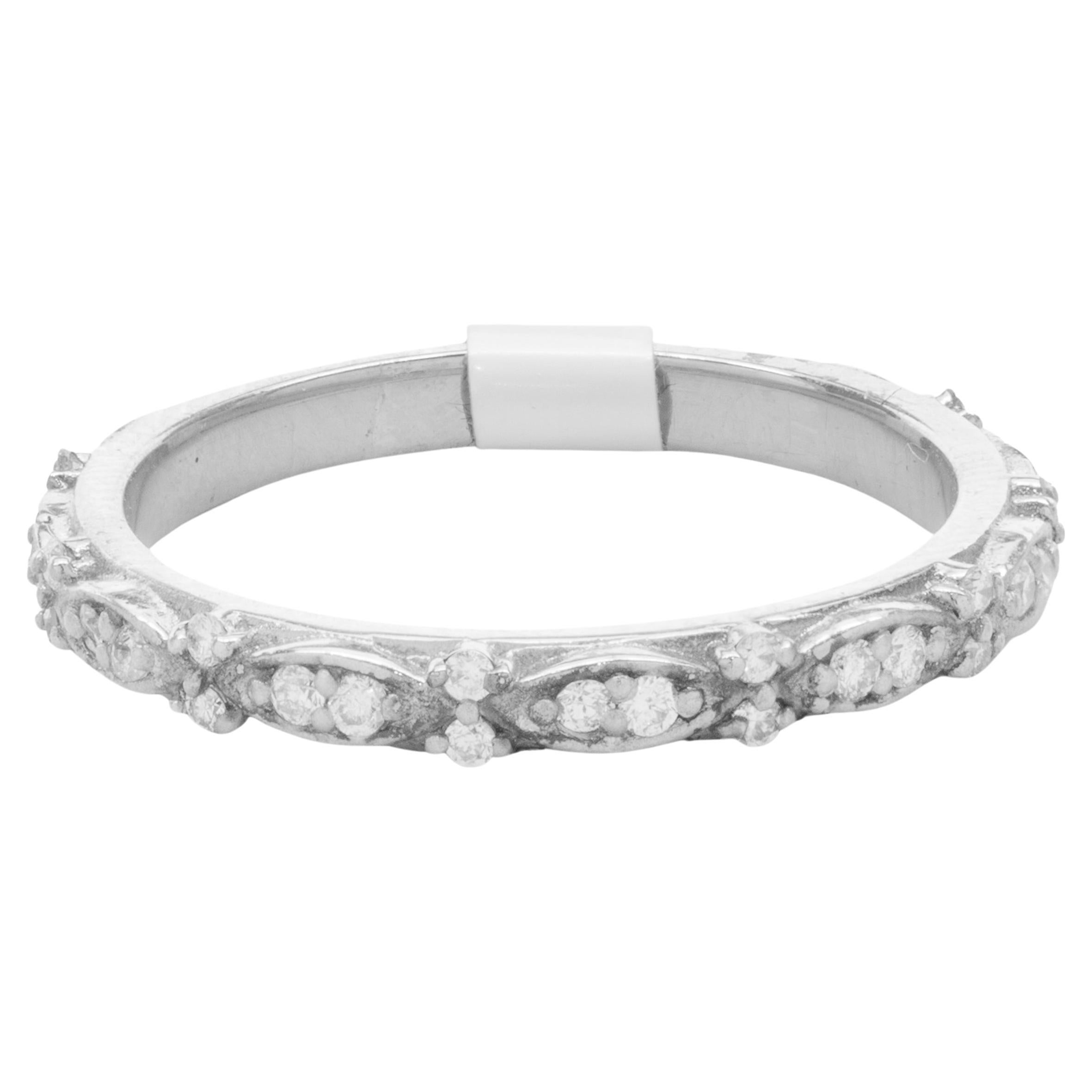 Filigree Diamond Band Ring at 1stDibs | filigree diamond wedding band