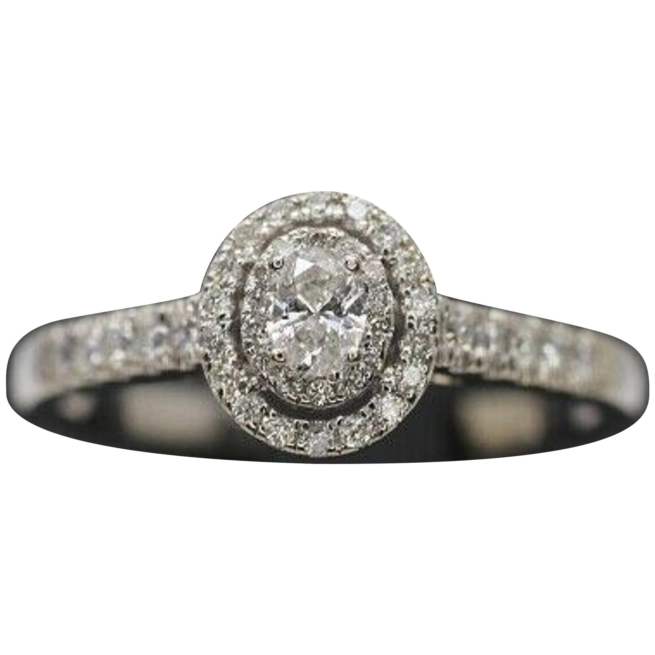 14 Karat White Gold Radiant Cut Yellow Sapphire Halo and Diamond Ring ...
