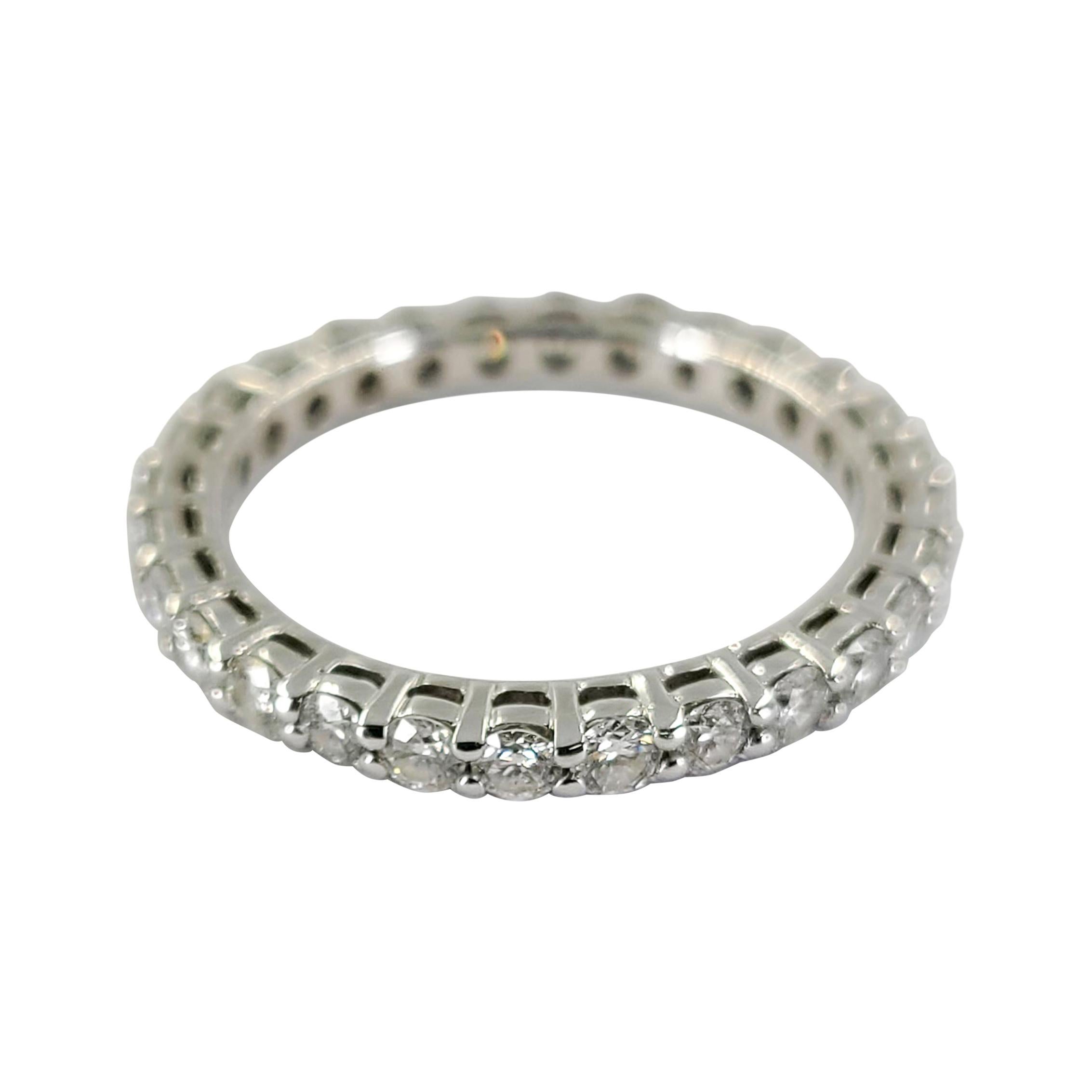 7 Pointer Eternity Ring Single Prong For Sale at 1stDibs | 7 pointer ...