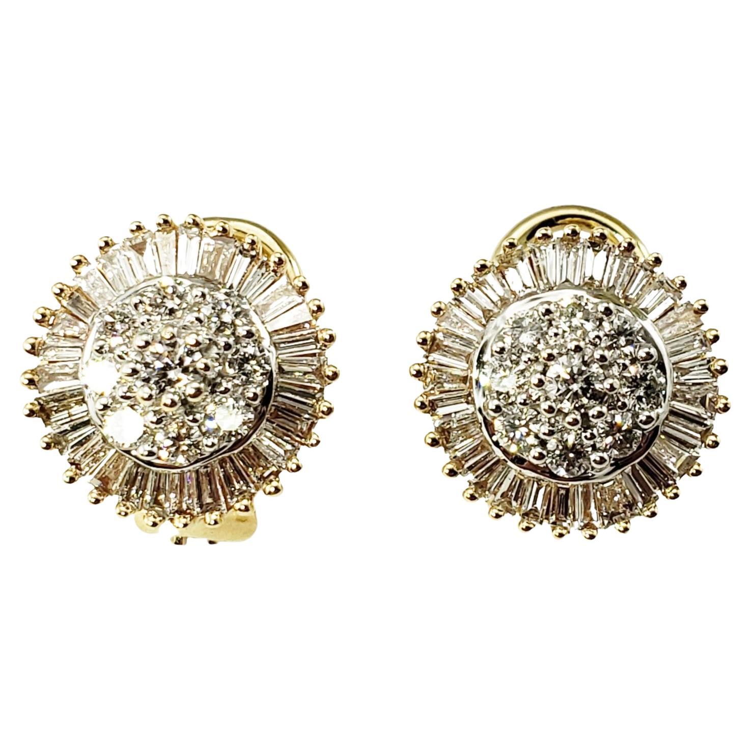 Paul Morelli 18 Karat Yellow Gold and Diamond Earrings For Sale at 1stDibs
