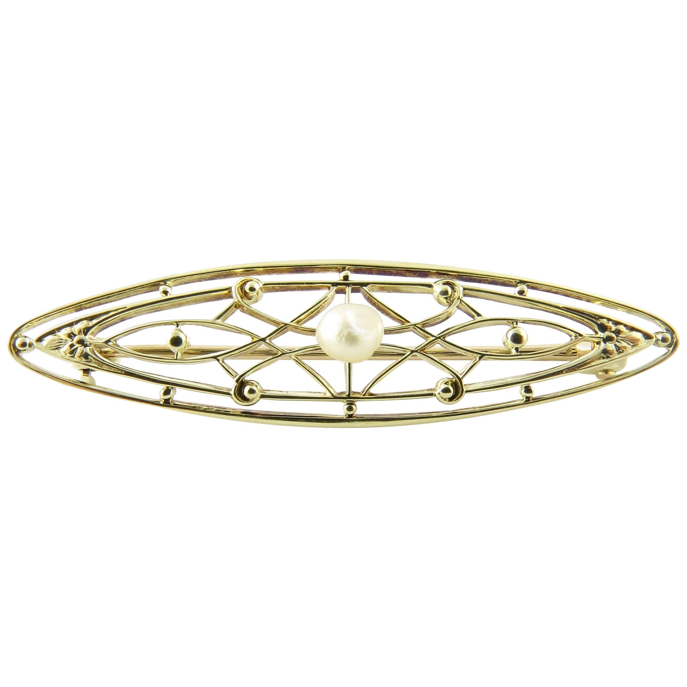 14 Karat Yellow Gold Gemstone Butterfly Pin or Brooch at 1stDibs