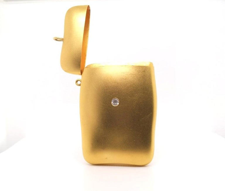 14 Karat Yellow Gold Antique Match Safe at 1stDibs