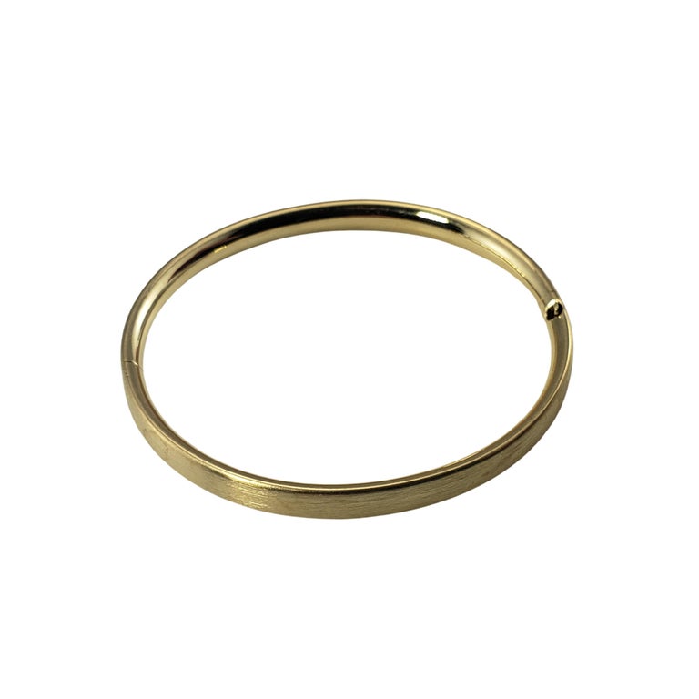 14 Karat Yellow Gold Baby Bangle Bracelet at 1stDibs | 14 karat gold ...
