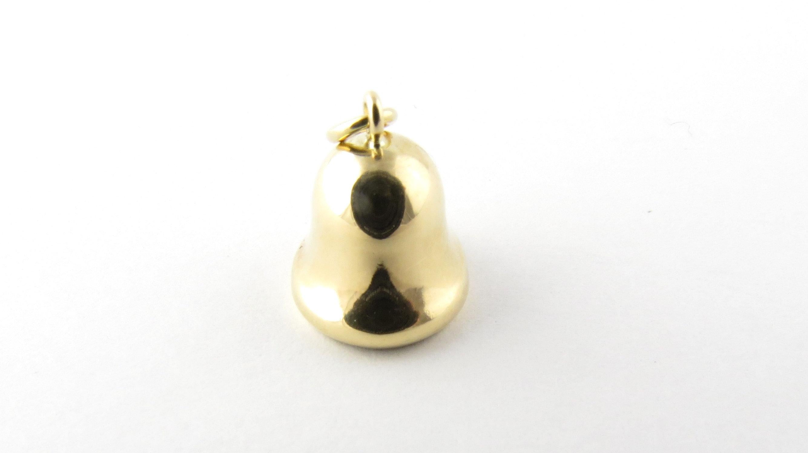 14 Karat Yellow Gold Bell Charm at 1stDibs
