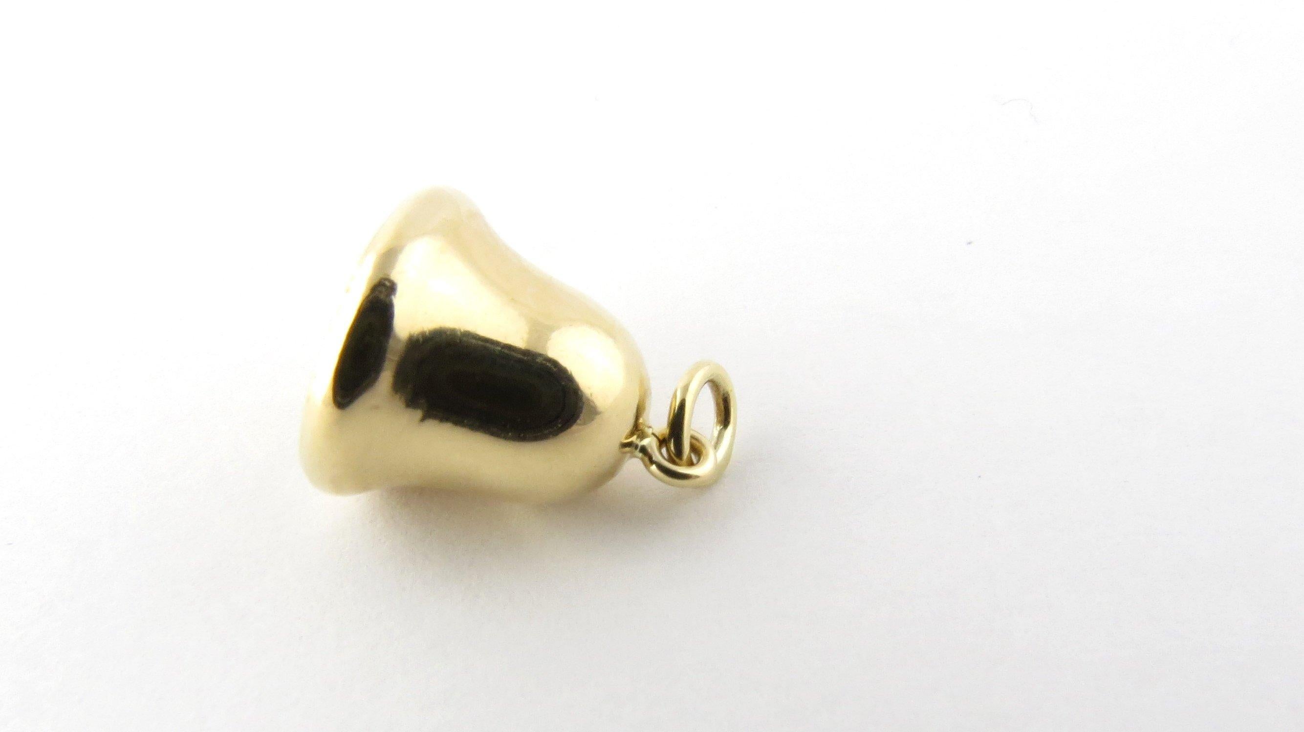 14 Karat Yellow Gold Bell Charm at 1stDibs