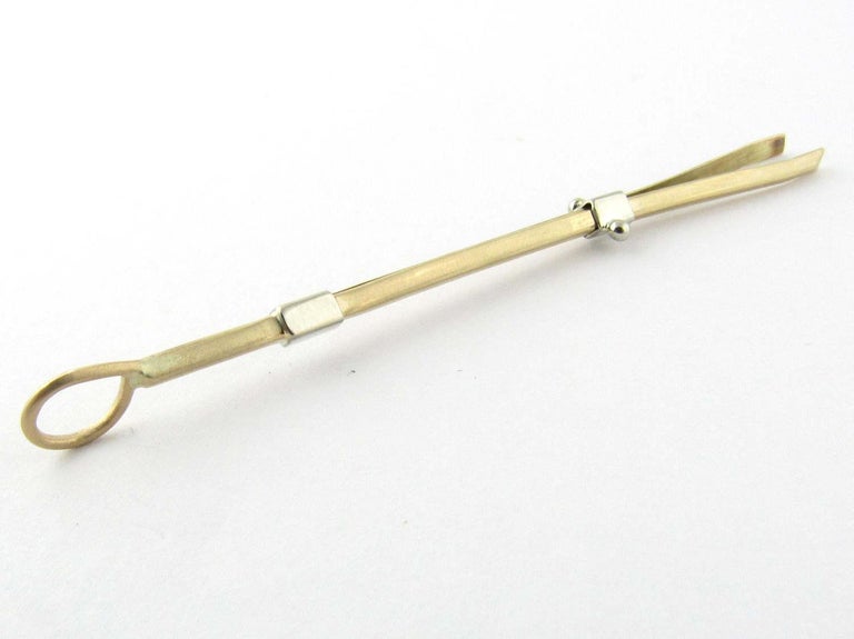 14 Karat Yellow Gold Clip For Sale at 1stDibs