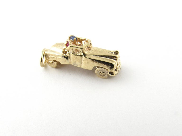 14 Karat Yellow Gold Convertible Car Charm at 1stDibs