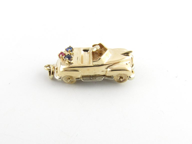 14 Karat Yellow Gold Convertible Car Charm at 1stDibs