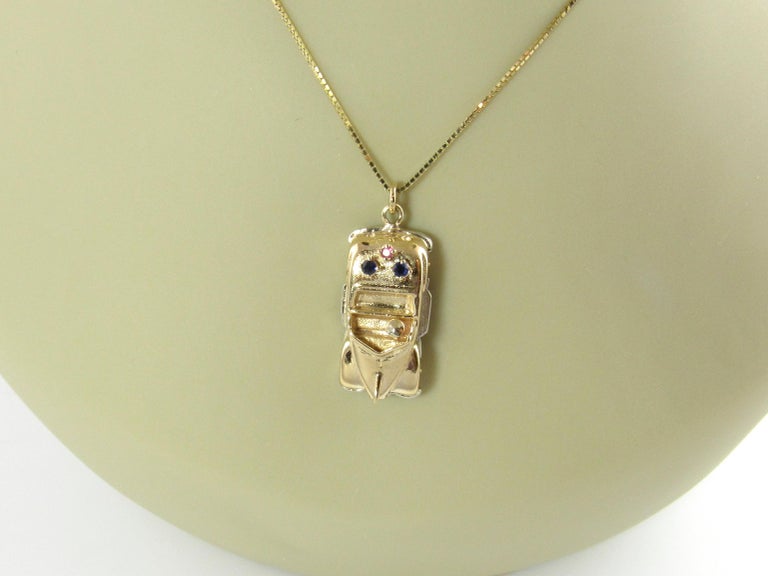 14 Karat Yellow Gold Convertible Car Charm at 1stDibs