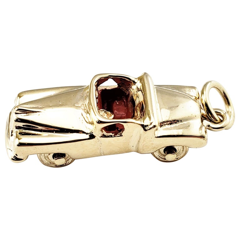14 Karat Yellow Gold Convertible Car Charm at 1stDibs