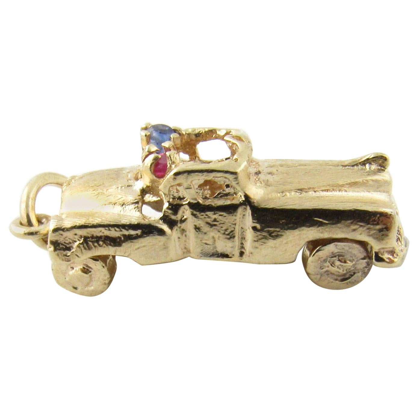 14 Karat Yellow Gold San Francisco Cable Car Charm For Sale at 1stDibs