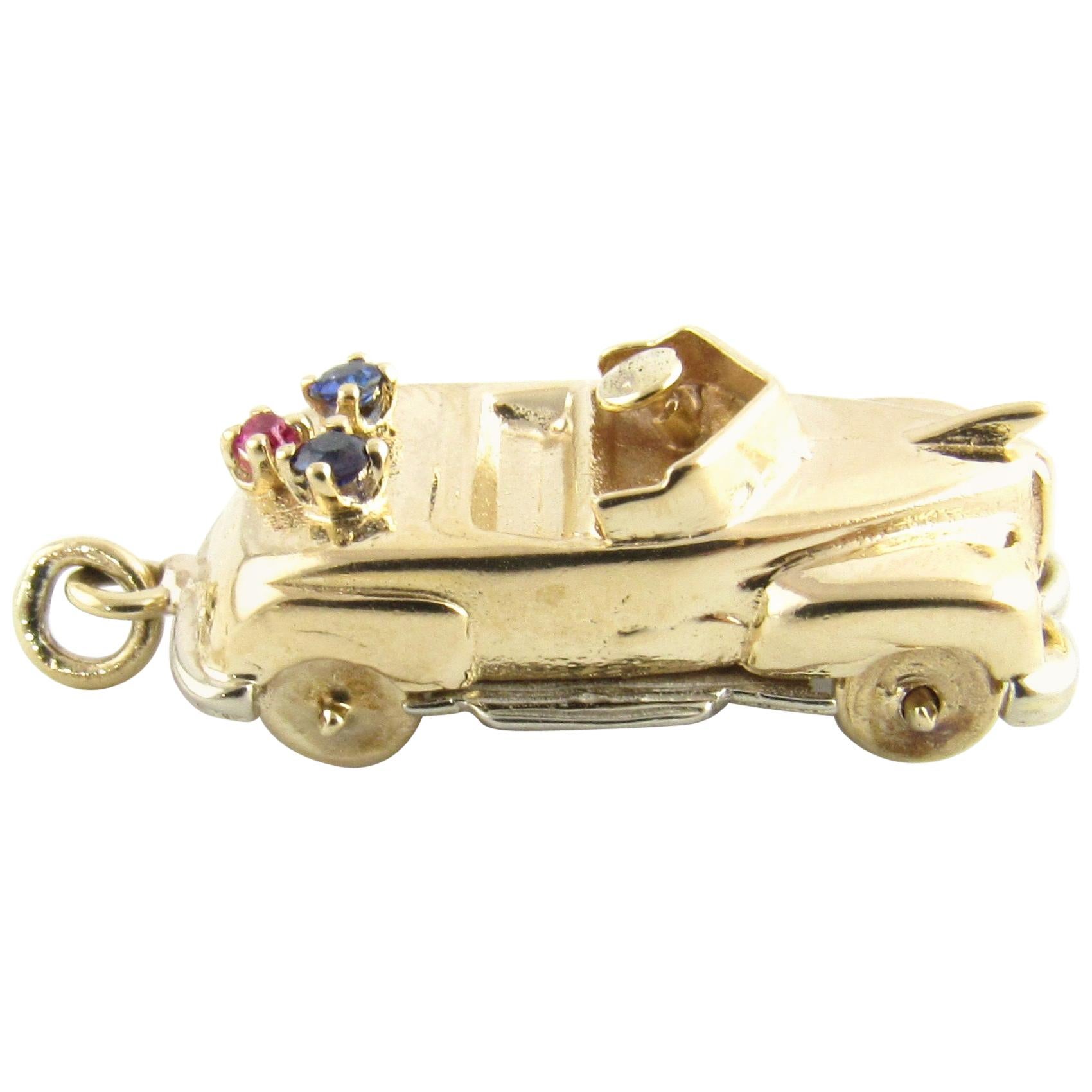 14 Karat Yellow Gold Convertible Car Charm at 1stDibs