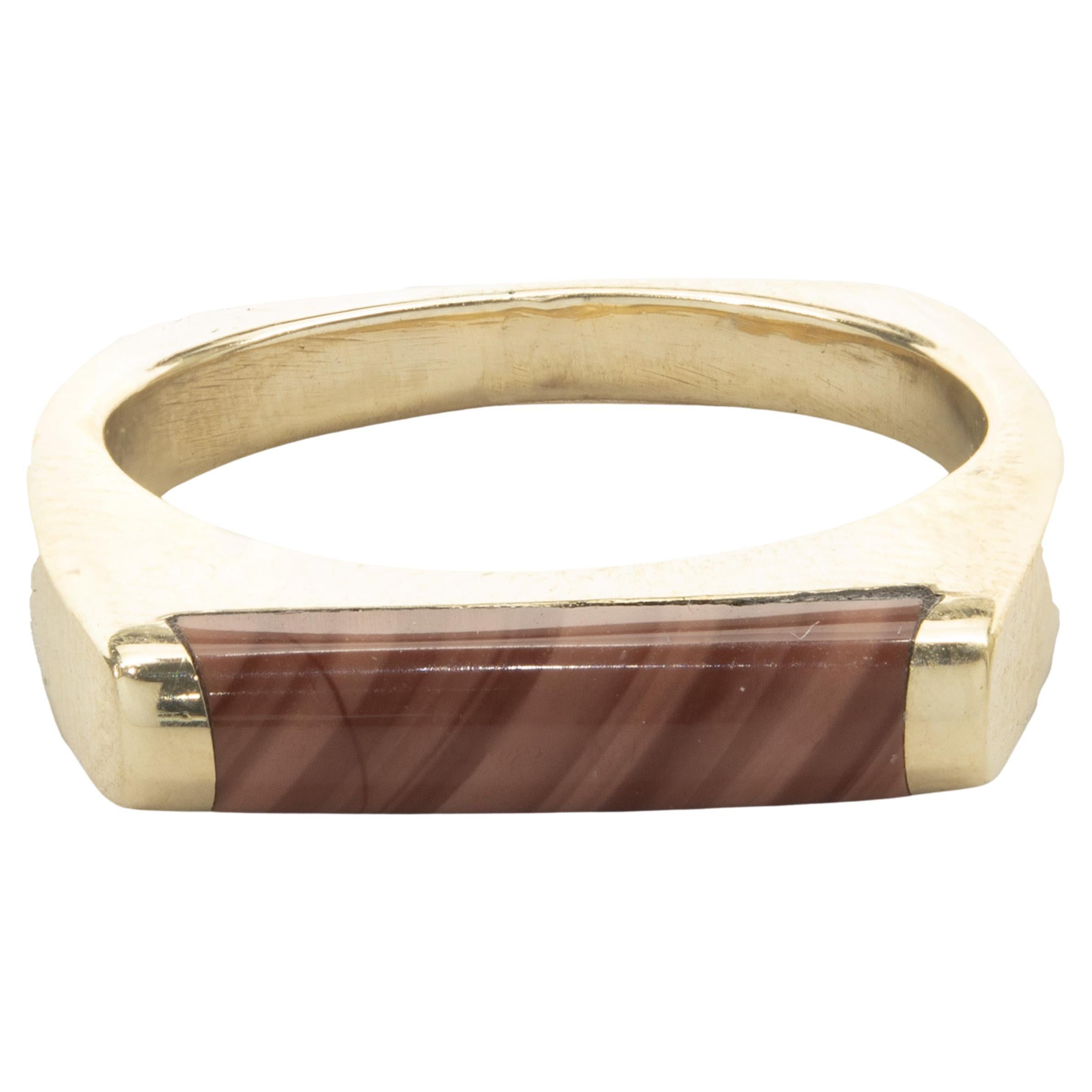 18 Karat Yellow Gold Rolling Ring For Sale at 1stDibs