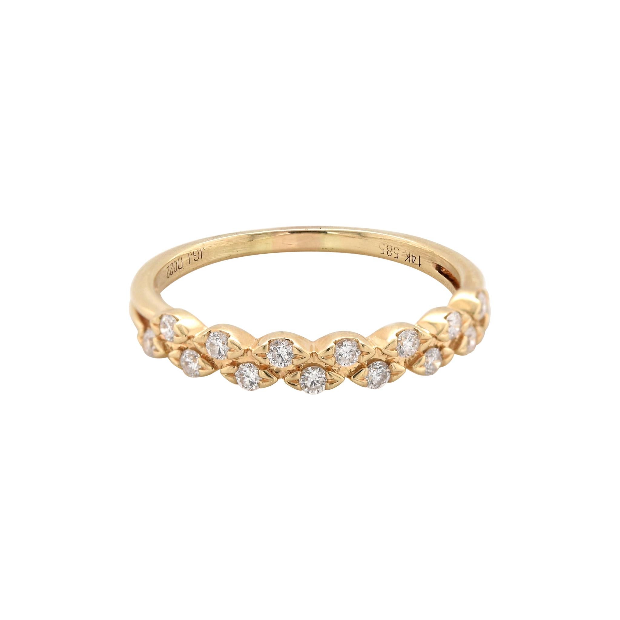Georgian Double Row Diamond Band Ring For Sale at 1stDibs