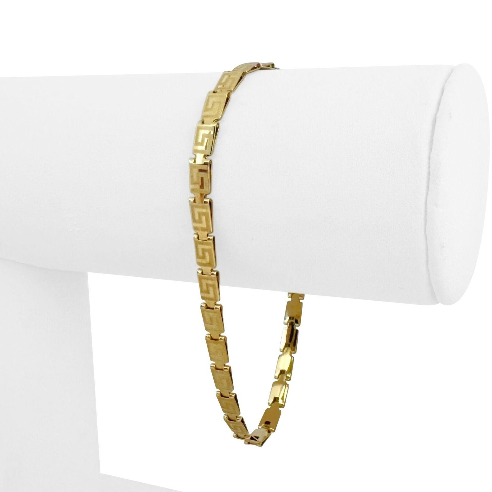 Greek Key Design Antique Diamond Platinum Bracelet For Sale at 1stDibs ...