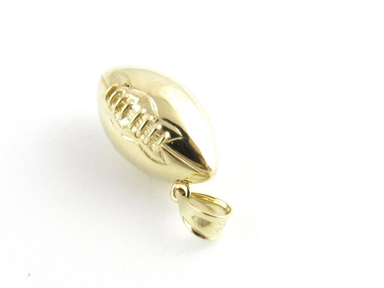 14 Karat Yellow Gold Football Charm For Sale at 1stDibs