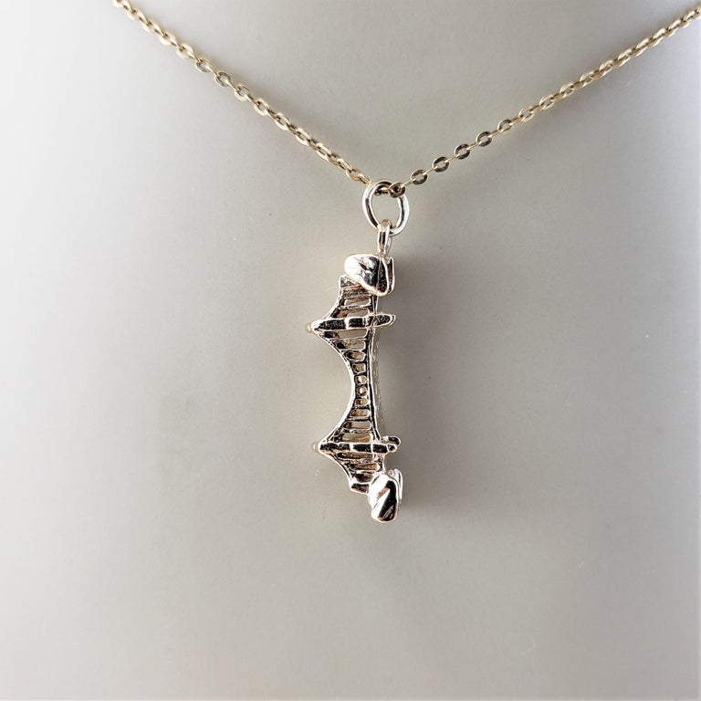 14 Karat Yellow Gold Golden Gate Bridge Charm at 1stDibs