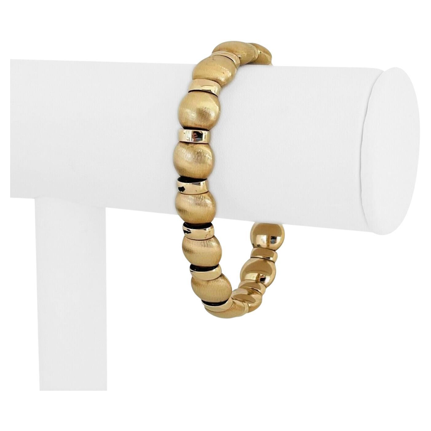 Handcrafted 14 Karat White Gold Wire "ID" Bracelet For Sale at 1stDibs