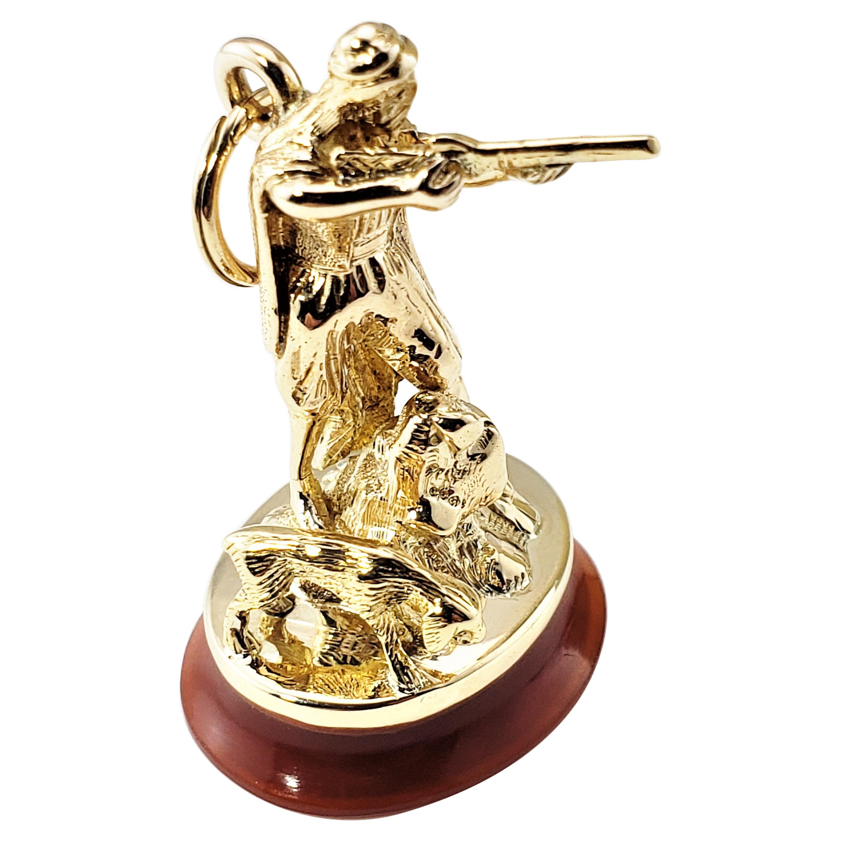 14 Karat Yellow Gold St. Christopher Watch Fob at 1stDibs | st ...